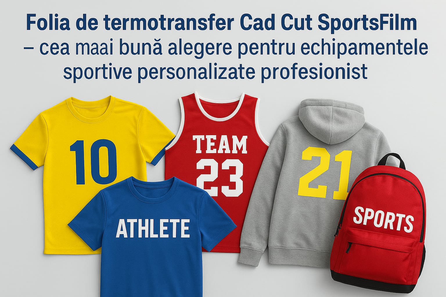 Cad Cut SportsFilm, cea mai rezistentă folie de termotransfer pentru ...